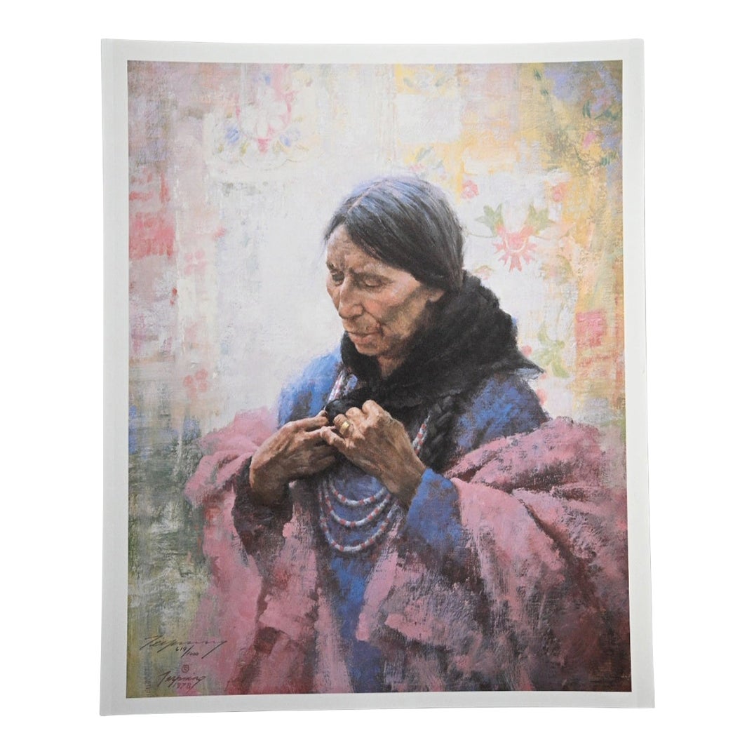 Howard Terpning “Cree Finery” (1990) – Signed & Numbered Limited ...
