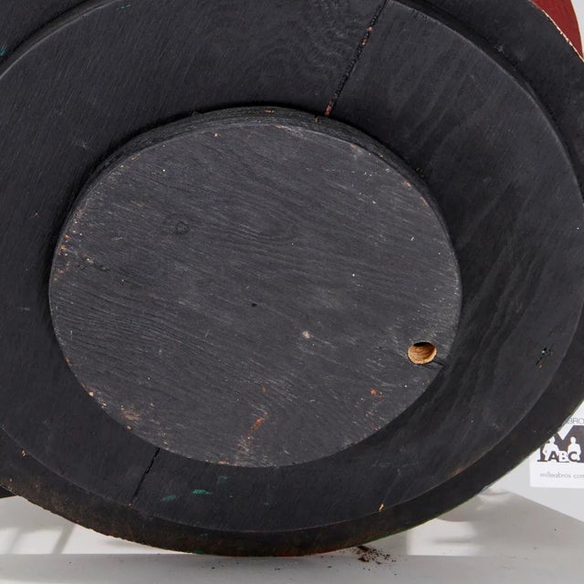 Large 20th Century Americana Folk Art Carousel With Painted Farm ...