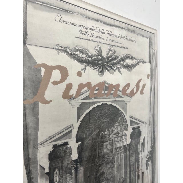 Original 1970s Framed Art Exhibition Poster, Giovanni Battista Piranesi ...