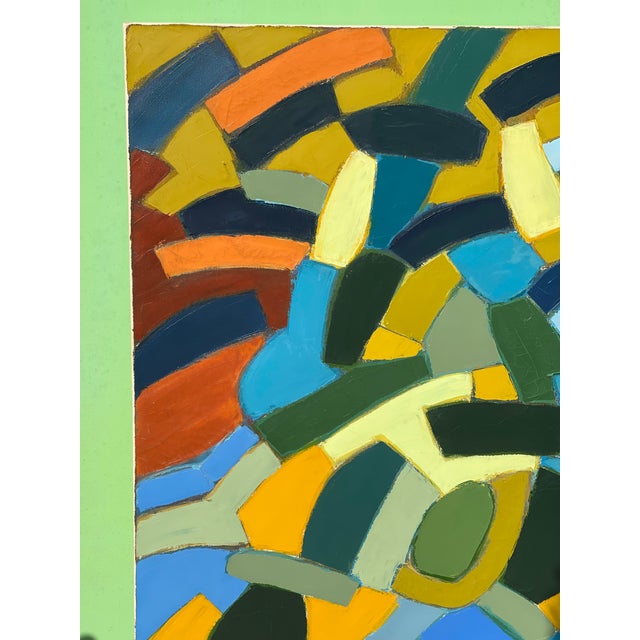Corinne Robbins Abstract Landscape, Oil on Canvas | Chairish