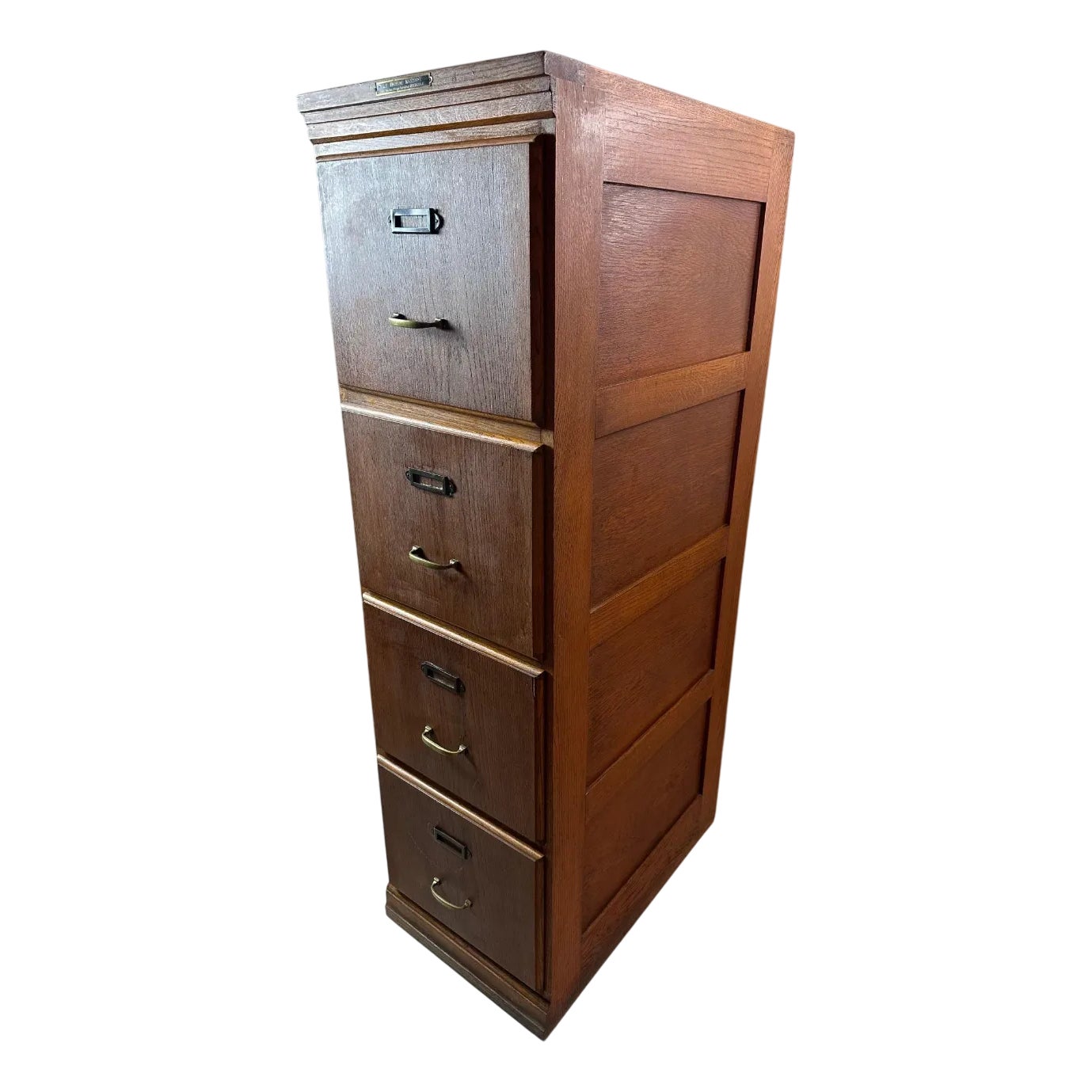 Oak File Cabinet, 1920 | Chairish