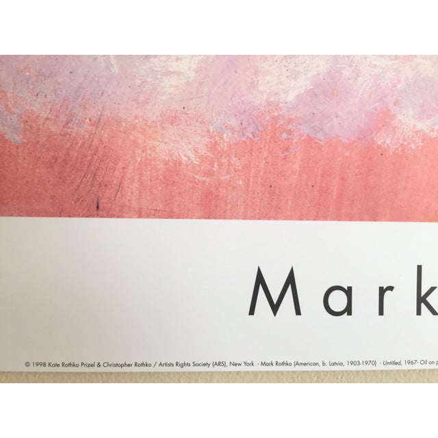 Mark Rothko Vintage 1998 Abstract Expressionist Lithograph Print ...