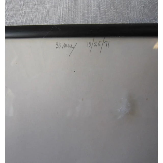 Framed Signed Pencil Study Nude, Don Emery | Chairish