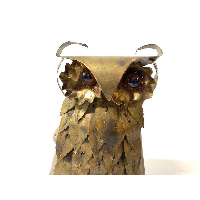 Vintage Mid Century Curtis Jere Owl Sculpture | Chairish