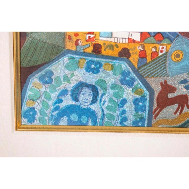 Alvar Suñol Pintora Mexicana Signed Contemporary Embossed Lithograph ...