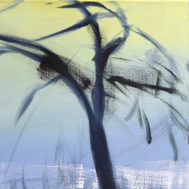 Open Landscape (Moor Ii) - Large Serene Contemporary Landscape Oil ...
