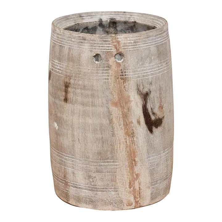 Antique Wooden Pot-Tariot | Chairish