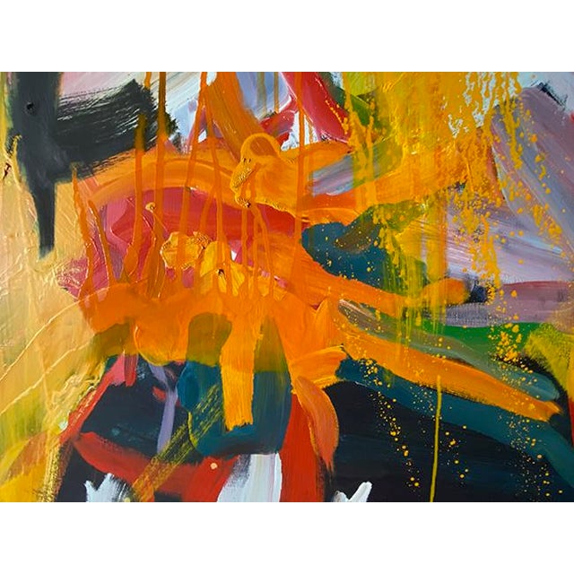 Abstract Expressionist Original Oil Painting by Rebecca Dvorak – Red ...