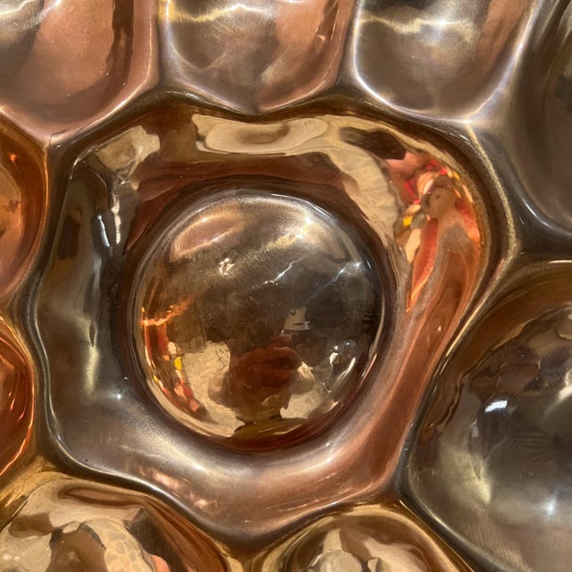 1964 Ellamarie and Jackson Woolley Copper Sculpture Modernist Art ...