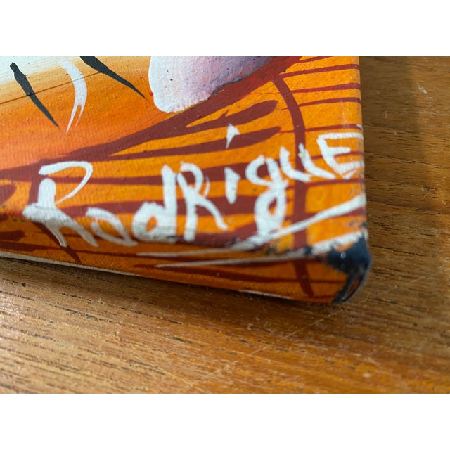 1990s Colourful African Fruit Market' Acrylic on a Stretched Canvas ...