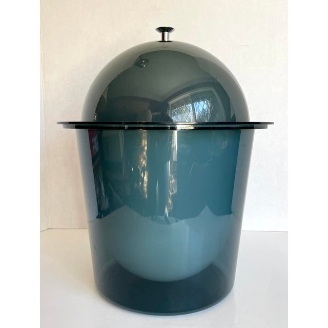 Mid-Century Modern Atomic Lucite Acrylic Ice Bucket | Chairish