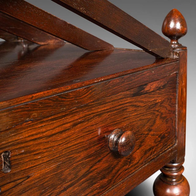 1820's English Antique Canterbury Rack | Chairish