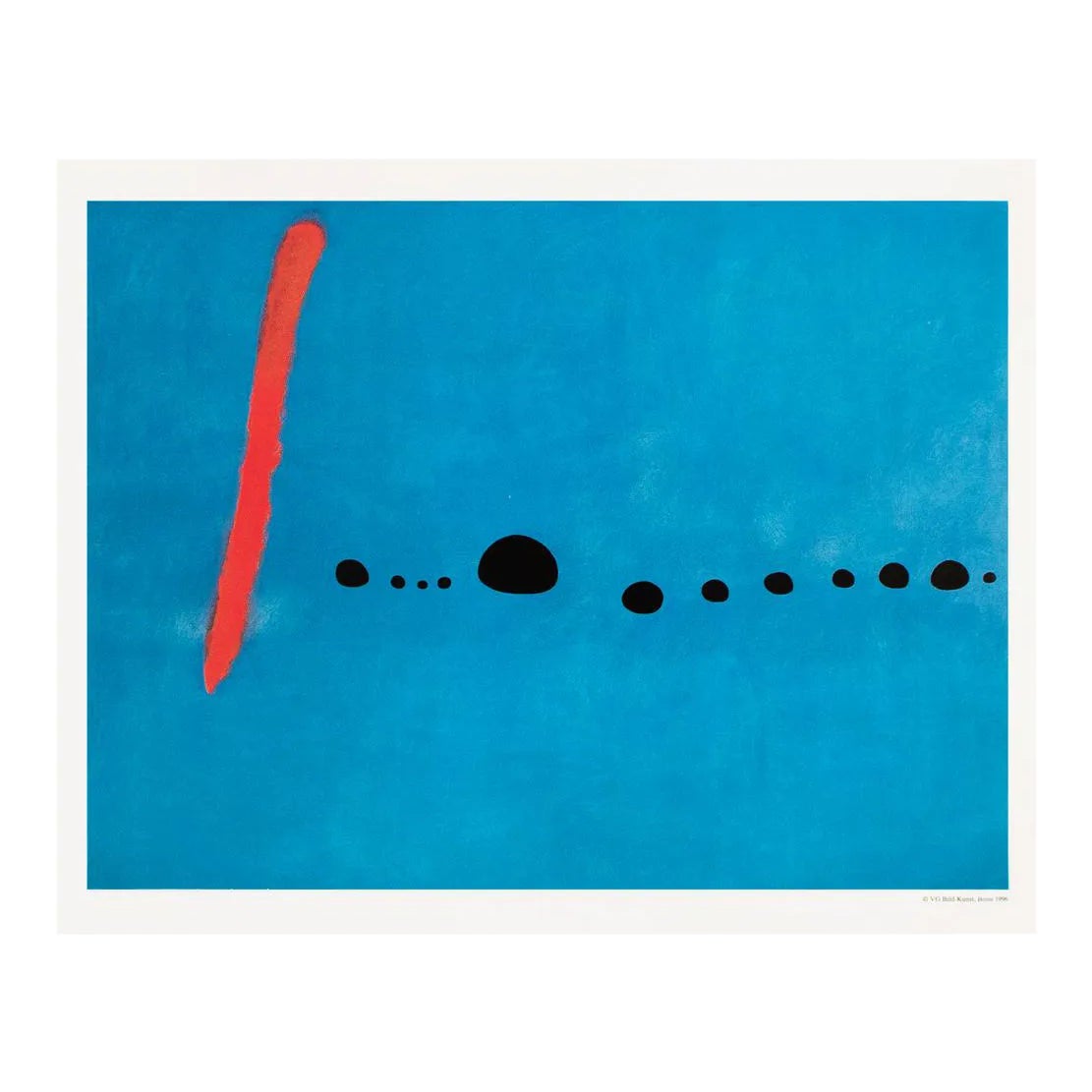 1996 After Joan Miro "Blue 2", Second German Edition Poster | Chairish