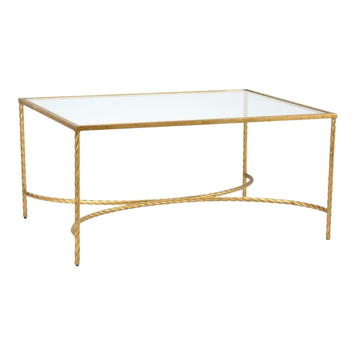 Chelsea House Rope Cocktail Table | Chairish