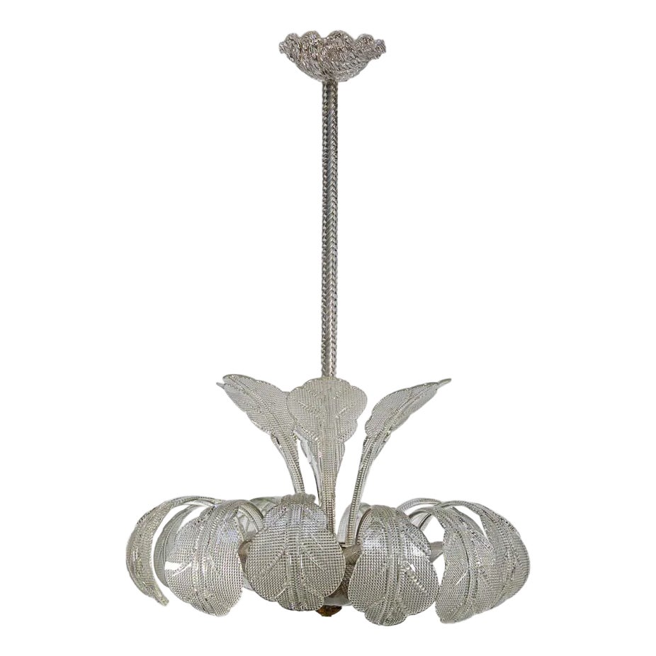 Vintage Italian Hanging Light by Barovier & Toso, 1950s | Chairish