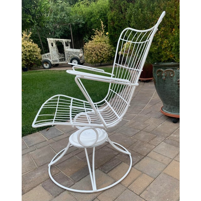 Mid Century Modern Homecrest Style Swivel Rocker Chairs - Set of 4 ...