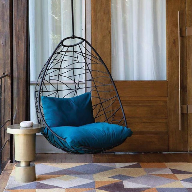 Modern Minimal Egg Chair for Indoor or Outdoor | Chairish