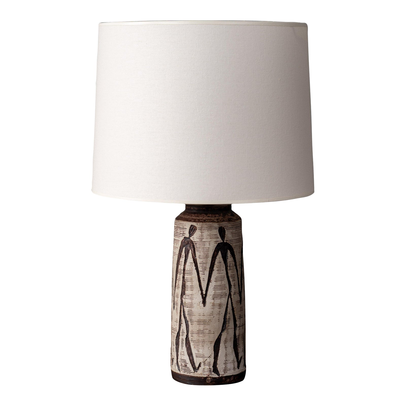 1950s Nancy Wickham Ceramic Table Lamp | Chairish