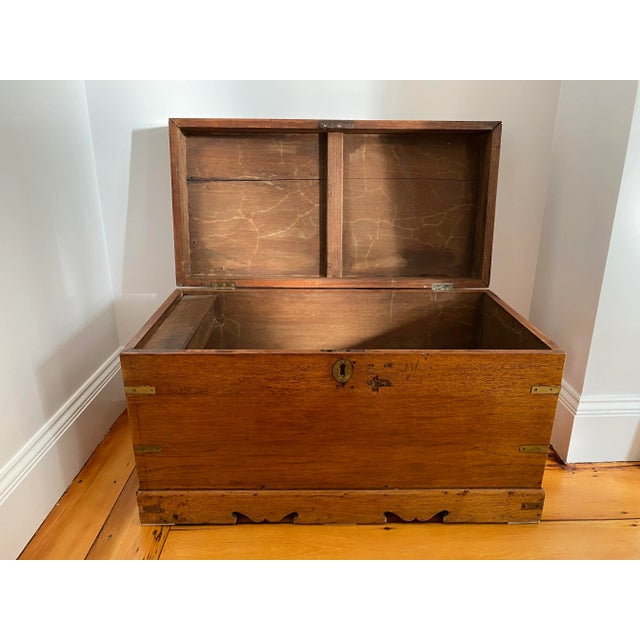 Late 19th Century Antique Flemish Dough Bin - Mahogany | Chairish