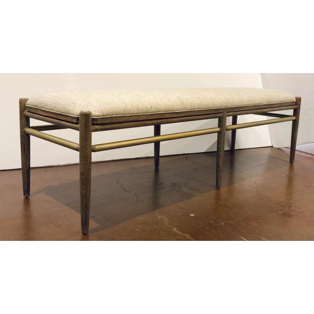 Currey & Co. Organic Modern Bench Prototype | Chairish