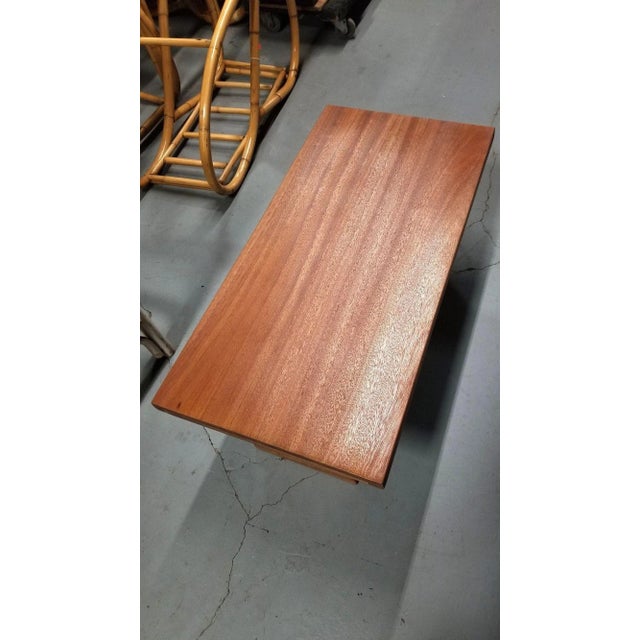 1950s Restored Hand Carved Calla Lily Koa Wood Side Table Set of 3 ...