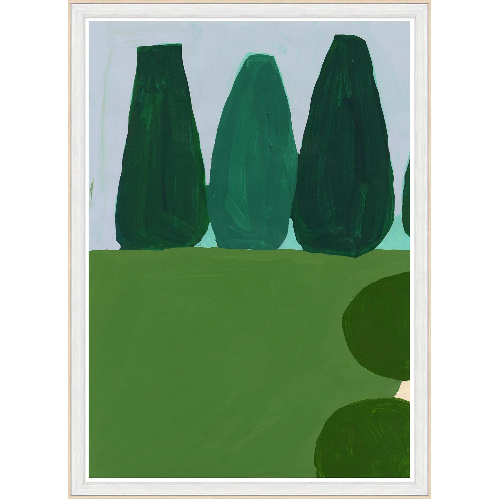 Columnar Canvas - Hand Embellished Framed Art | Chairish