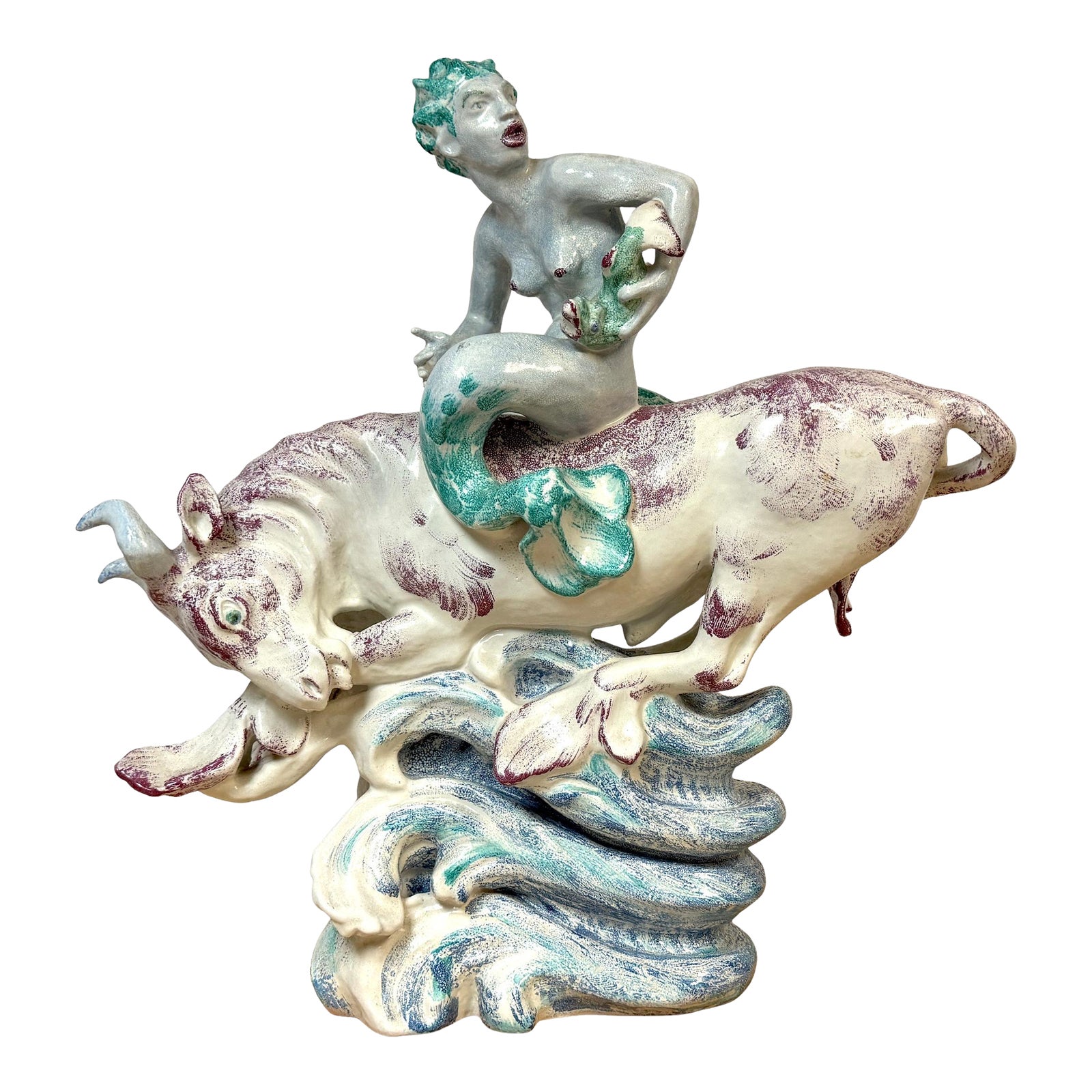 Jean René Gauguin “Havtyren” / 'Sea Bull' Sculpture for Bing & Grøndahl ...