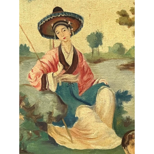 Pair of 19s Century Painting | Chairish