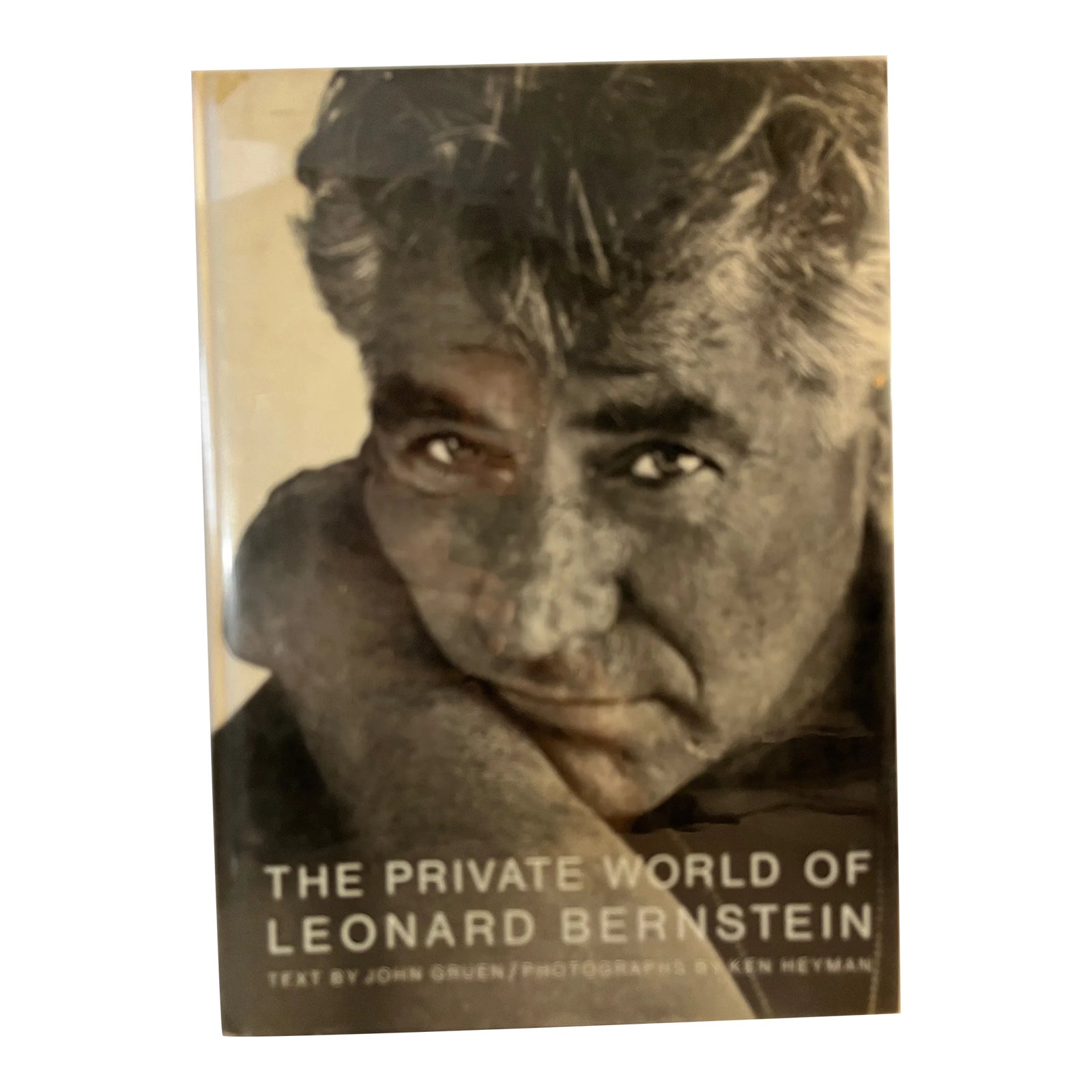 1968 Private World Leonard Bernstein Book | Chairish