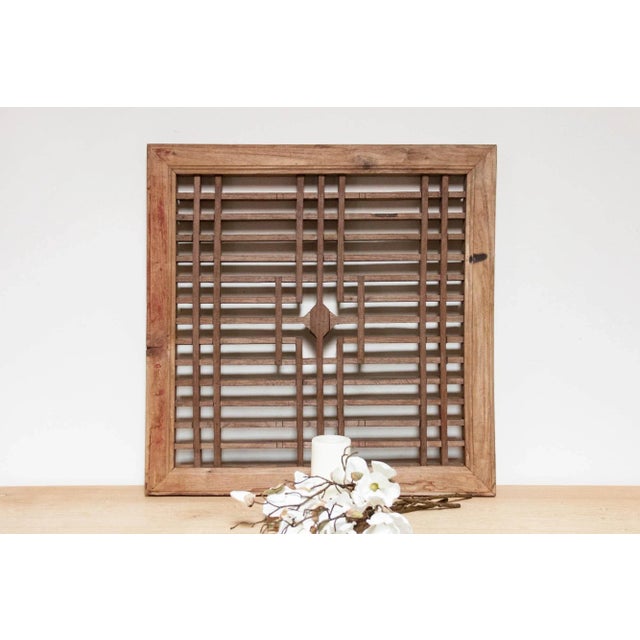 Sanoe Asian Lattice Panel | Chairish