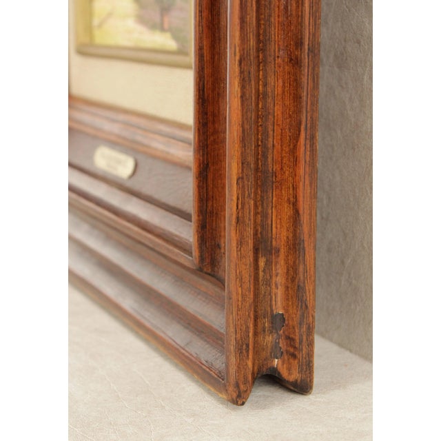 1980s Francisco Hurtado Esquivel Mexican Courtyard Original Painting ...