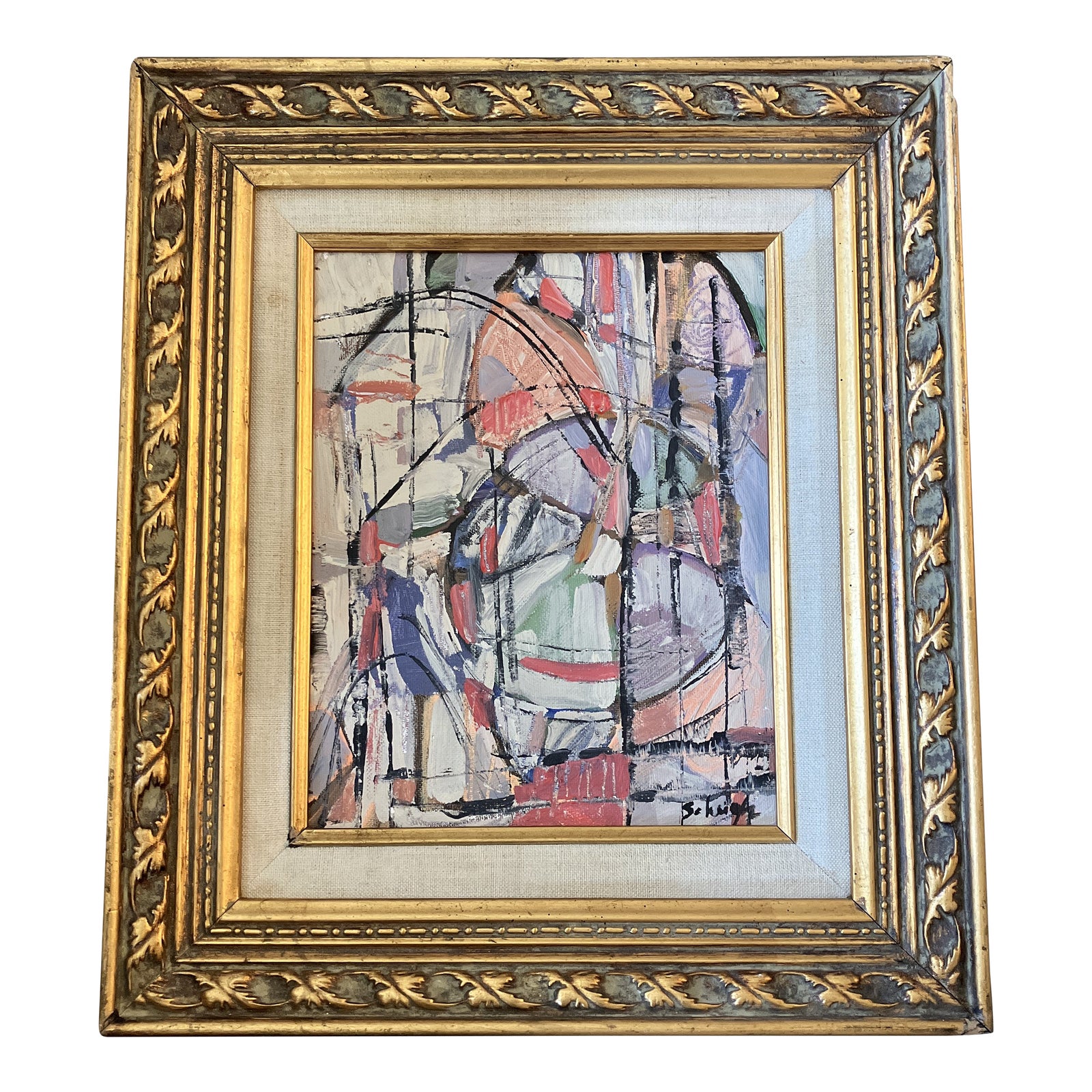 Contemporary Original Stephen Heigh Abstract Painting “United” Vintage ...