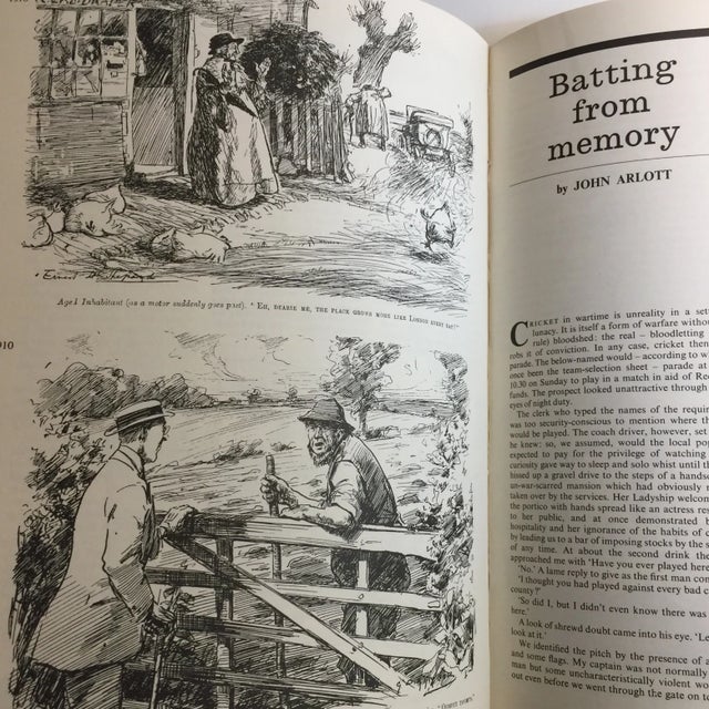 1975 "Punch in the Country" Alan Coren Book | Chairish