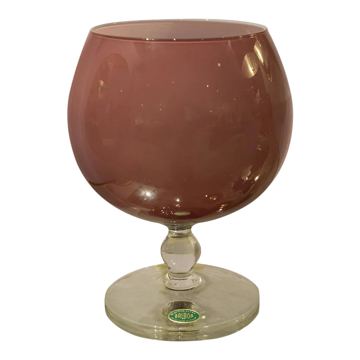 Midcentury Italian Balboa Glass | Chairish