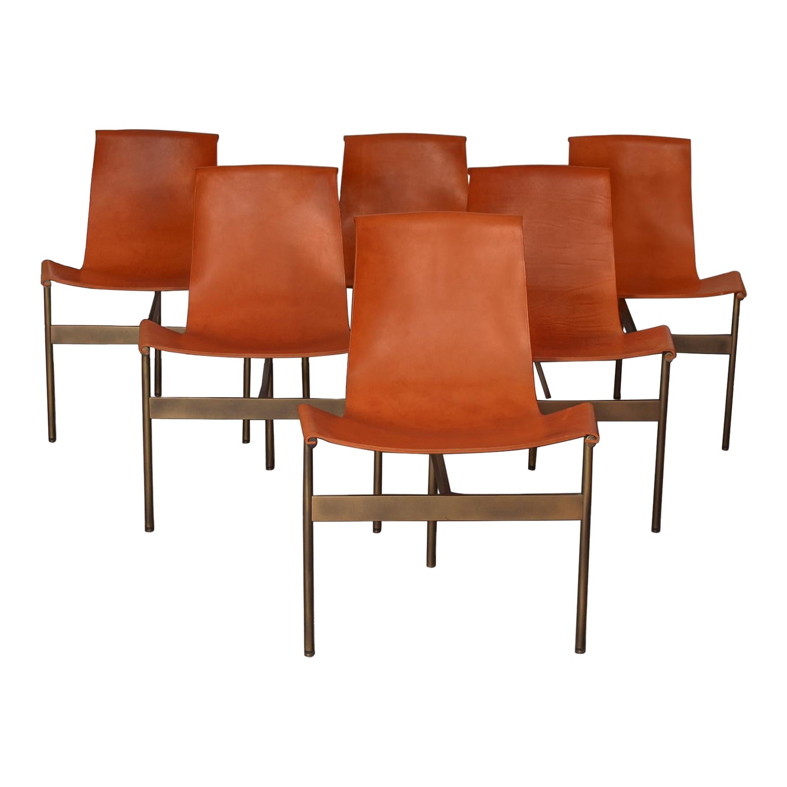 Set of 6 Italian T-Chairs by William Katavolos, Douglas Kelley and Ross ...