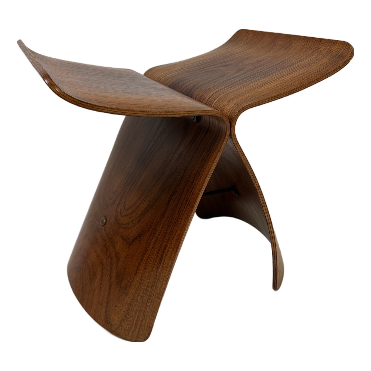 1960s Sori Yanagi Rosewood Butterfly Stool | Chairish