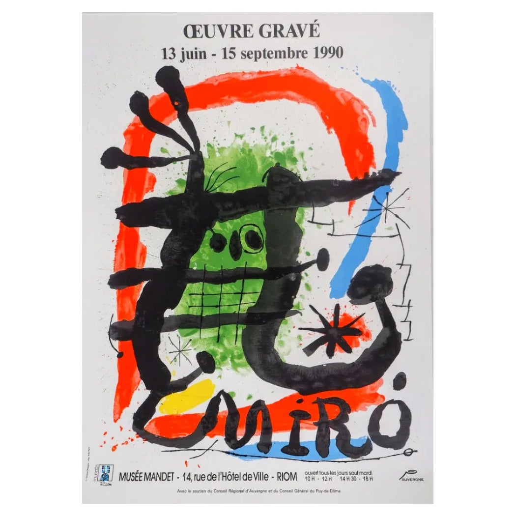 Joan Miro, Expo 81: Musee d'Albi, Original Lithographic Poster, 1981 ...