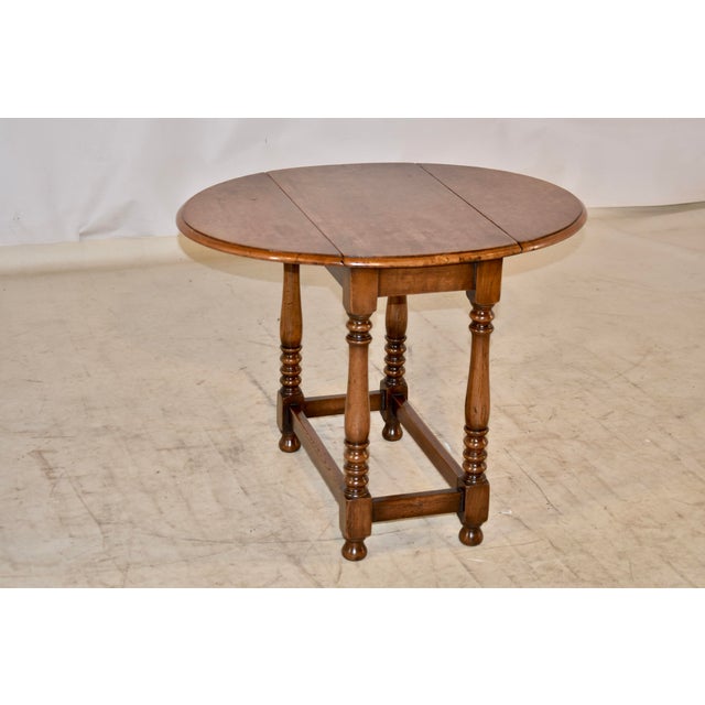 Late 19th Century Drop Leaf Side Table | Chairish