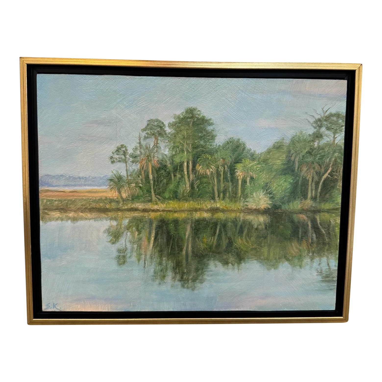 Original Oil Staszek Kotowski, Framed | Chairish