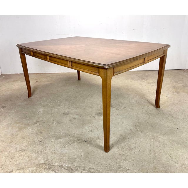 Mid Century Modern Drexel “Collage” Dining Table With 2 Leaves | Chairish