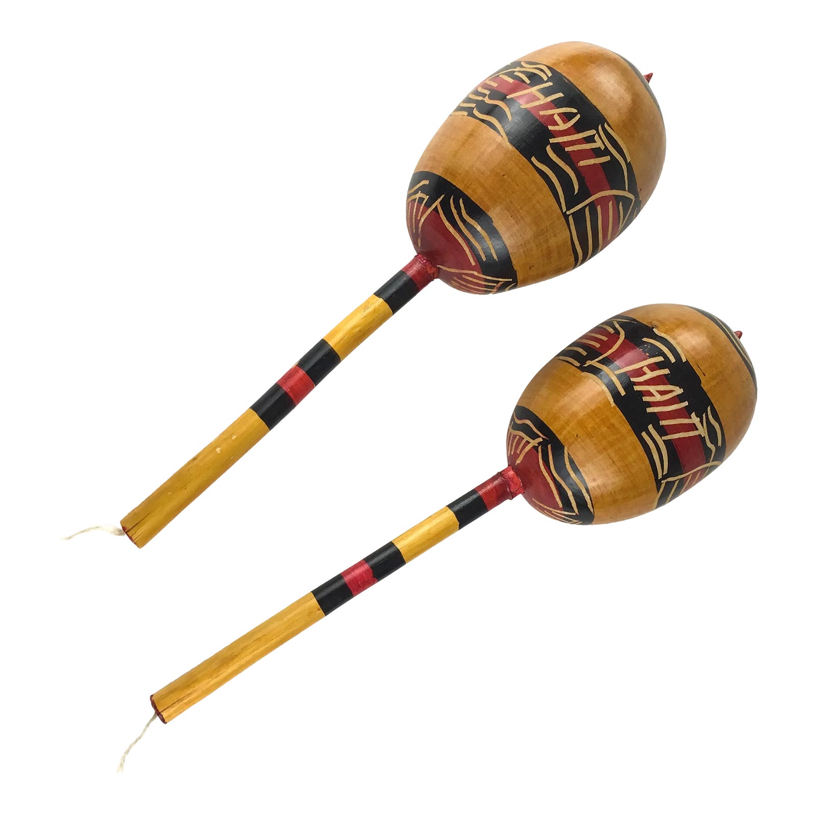 Vintage Gourd Salsa Music Hand Shakers Haiti | Chairish