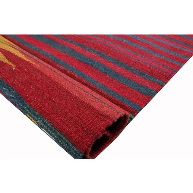 1990s Kilim Area Rug - 2′1"×5'10″ | Chairish