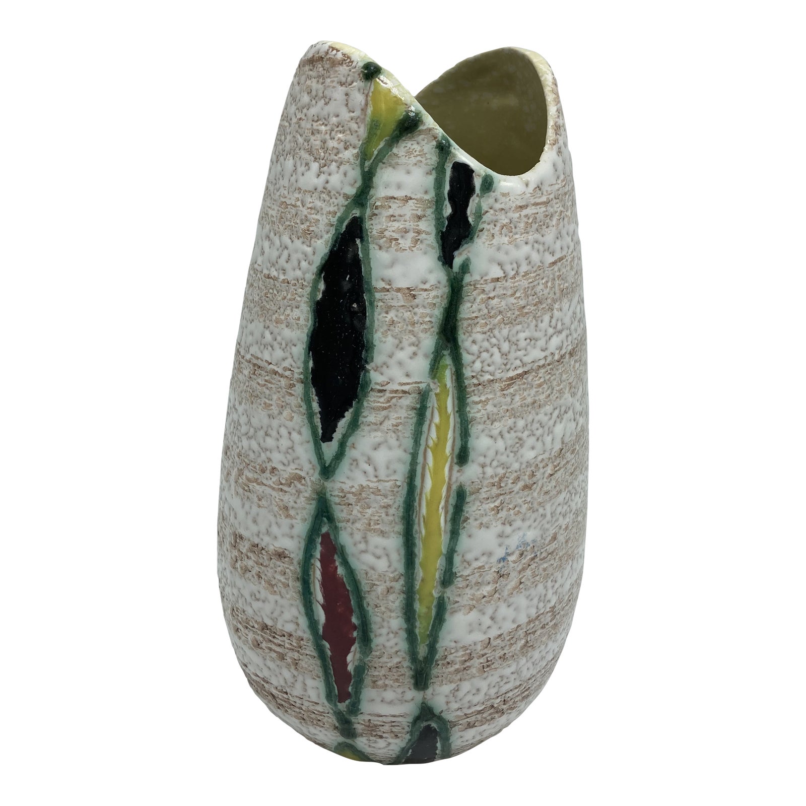 Midcentury Modern Pottery Vase | Chairish