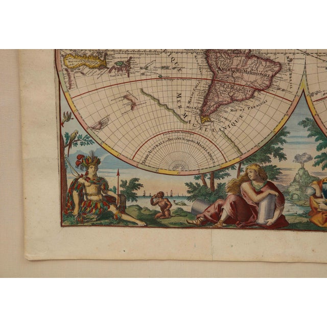 Antique Map of the World 'Nova Orbis Tabula' by Alexis-Hubert Jaillot | Chairish