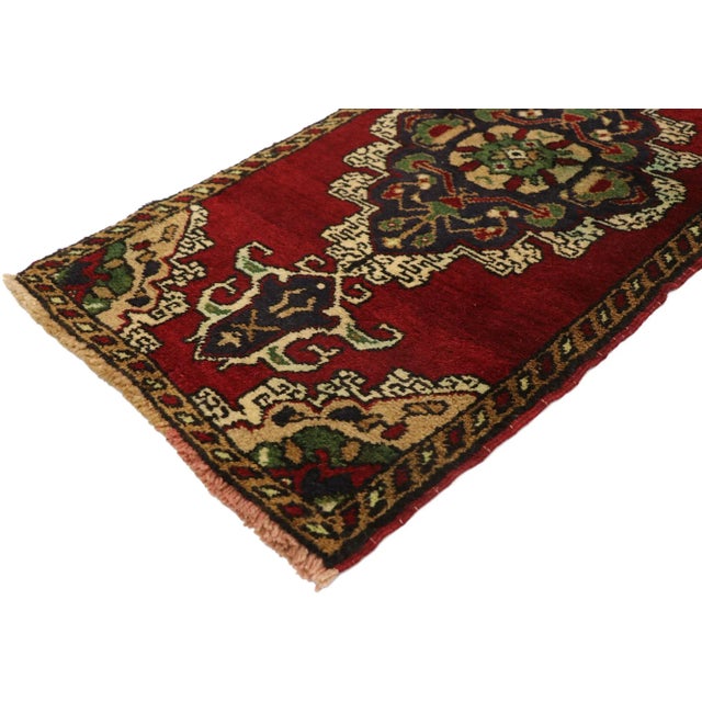 Vintage Turkish Yastik Rug - 01'08 X 03'04 | Chairish