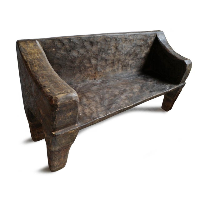 Old Nagaland Tribal Village Bench | Chairish