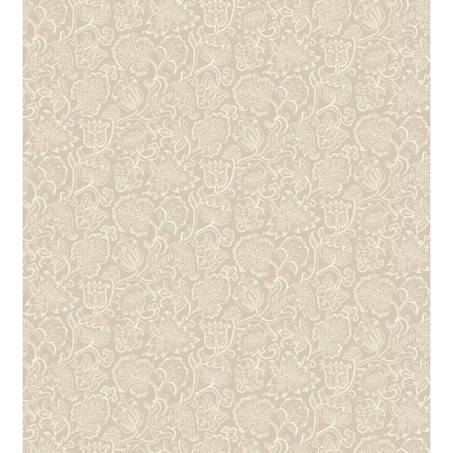 Jacobean Fabric - Almond - Sample | Chairish