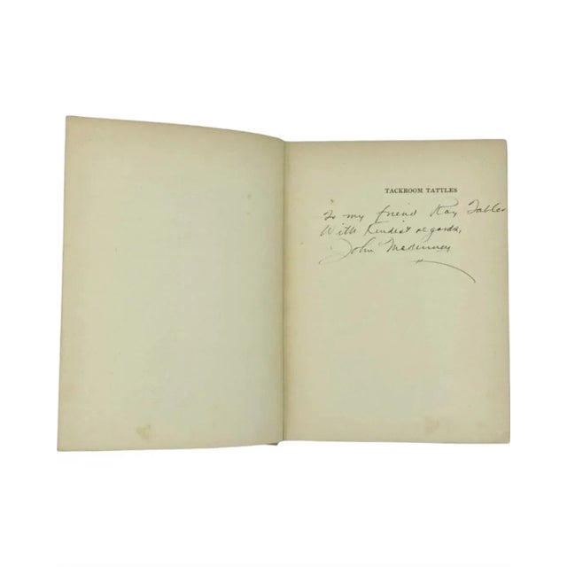 Signed Tack Room Tattles by John McKenney Paul Brown Book 1934 ...