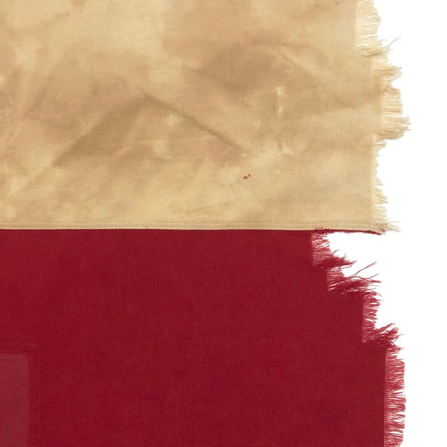 Large Vintage Cotton State Flag of Texas | Chairish