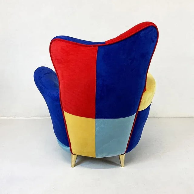 Asymmetrical Armchairs, 1990s, Set of 2 | Chairish